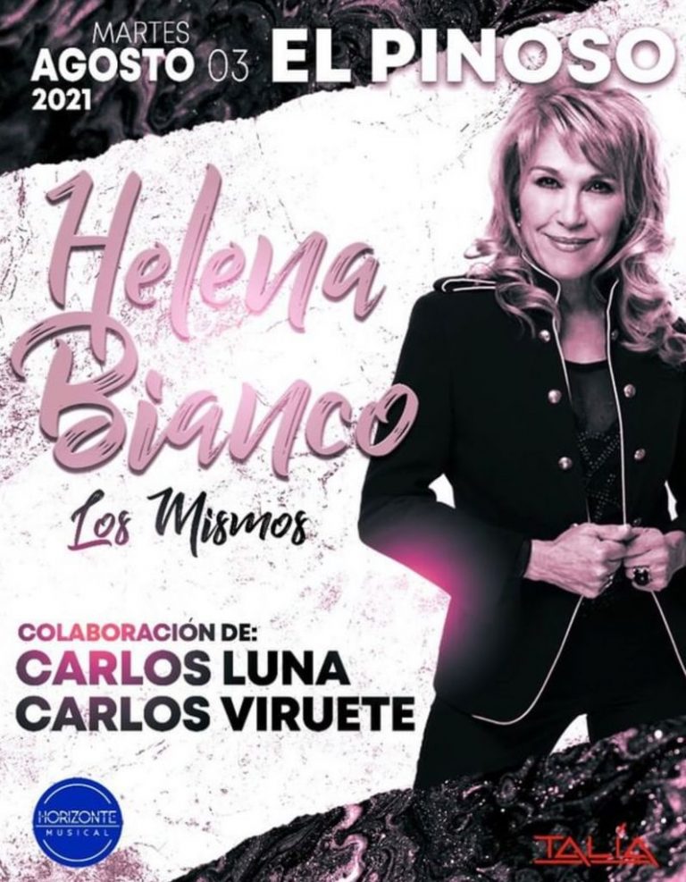 Concierto en El Pinoso (Alicante) : Helena Bianco y Los Mismos